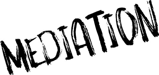 Mediation rubber stamp Royalty Free Vector Image