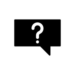 Question mark icon ask Royalty Free Vector Image