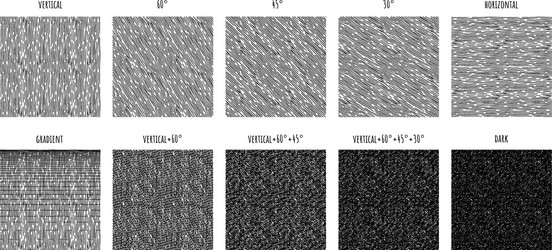 Hatching gradient texture Royalty Free Vector Image