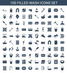 Wash icons Royalty Free Vector Image - VectorStock