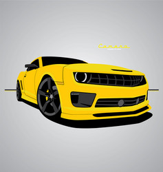 Camaro iroc z Royalty Free Vector Image - VectorStock