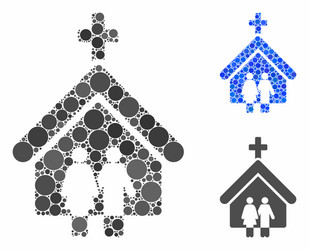 Church Composition Dots Vector Images (over 220)