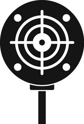 Marksman Weapon Target Symbol Aim Vector Images (37)