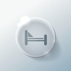 Bed symbol sign Royalty Free Vector Image - VectorStock