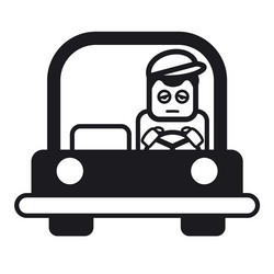 Sleepy Driver Clip Art
