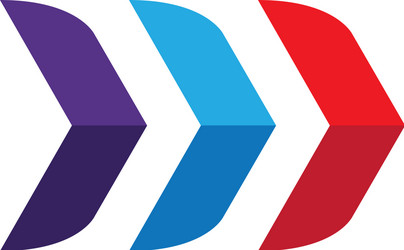 Faster arrow icon template Royalty Free Vector Image