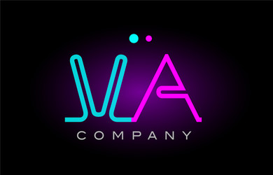 Design light effect alphabet letter Royalty Free Vector