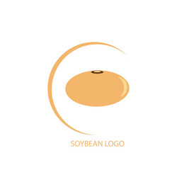 Soybean icon logo Royalty Free Vector Image - VectorStock