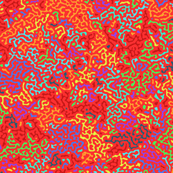 Abstract tropical coral reef reaction diffusion Vector Image