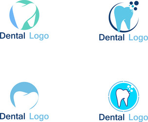 Letter m tooth dental logo design Royalty Free Vector Image