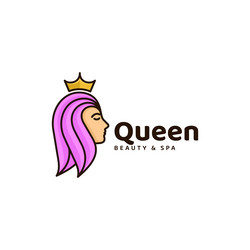 Dancing queen logo design symbol icon Royalty Free Vector