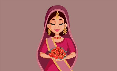 Indian Bride And Groom Animated