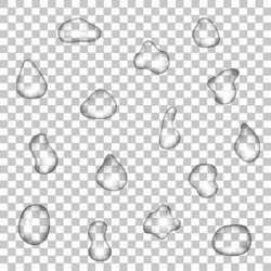Isolated Water Drop Royalty Free Vector Image - VectorStock