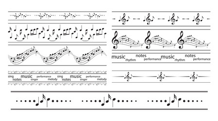 Music notes Royalty Free Vector Image - VectorStock