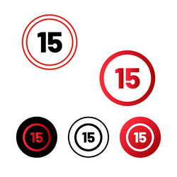 Speed Limit 15 Vector Images (85)
