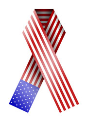 American Flag Ribbon Vector Images (over 12,000)