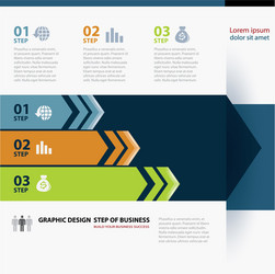 Tabs with numbers Royalty Free Vector Image - VectorStock