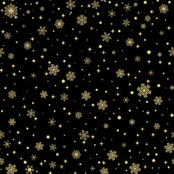 Seamless black christmas wallpaper with white Vector Image