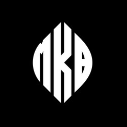 Mkb logo letter design Royalty Free Vector Image