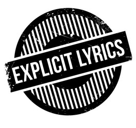 Explicit Stamp Lyrics Vector Images (over 100)