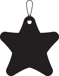 Isolated black label design Royalty Free Vector Image