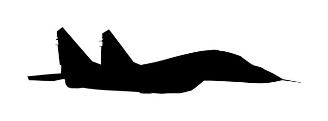 Kamikaze plane jet fighter formation silhouette Vector Image