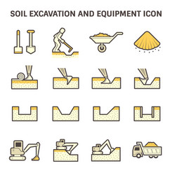 Soil icon Royalty Free Vector Image - VectorStock