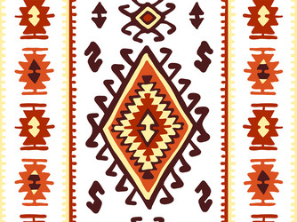 Traditional rug Royalty Free Vector Image - VectorStock