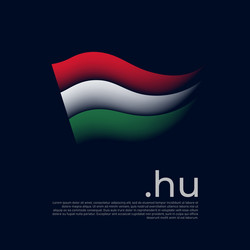 Hungary flag stripes colors hungarian Royalty Free Vector