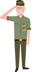 Military force man design Royalty Free Vector Image