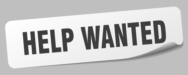 Wanted sticker wanted label Royalty Free Vector Image
