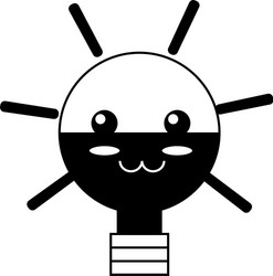 Bulb energy cartoon Royalty Free Vector Image - VectorStock