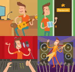 Pop Star Silhouette Vector Images (over 1,100)