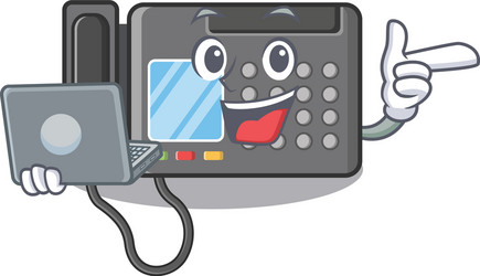 Cartoon Fax Machine Vector Images (over 250)