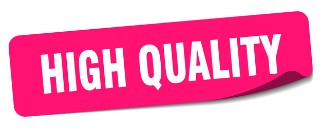 High quality sticker label Royalty Free Vector Image