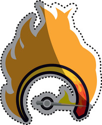 Speedometer Fire Tachometer Vector Images (over 100)