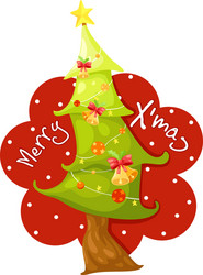 Christmas tree Royalty Free Vector Image - VectorStock