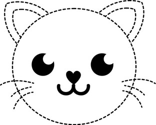 Cat Face Shape Vector Images (over 7,500)