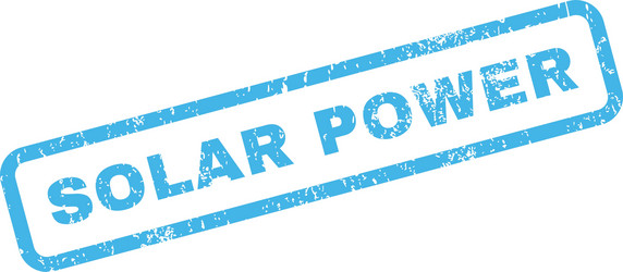 Solar rubber stamp Royalty Free Vector Image - VectorStock