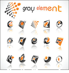 Calligraphic design elements curves and spirals Vector Image