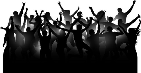 Excited people Royalty Free Vector Image - VectorStock