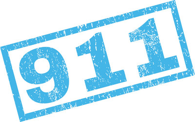 911 rubber stamp Royalty Free Vector Image - VectorStock