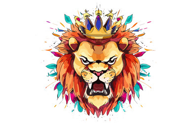 Angry Lion Crown Vector Images (over 150)