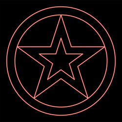 Neon Star Red Vector Images (over 5,100)