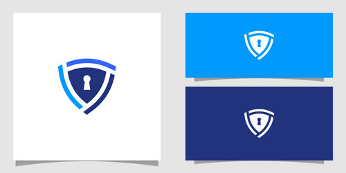 Abstract letter c shield logo design template Vector Image