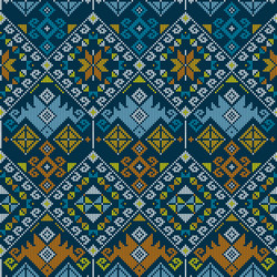 Filipino traditional yakan pattern Royalty Free Vector Image