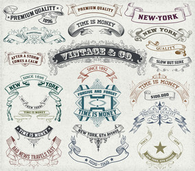 Retro banners Royalty Free Vector Image - VectorStock