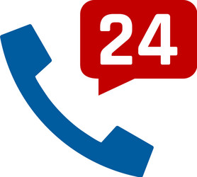 Time call center logo icon design Royalty Free Vector Image