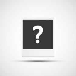 Blank photo icon Royalty Free Vector Image - VectorStock