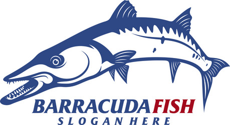 Piranha aggressive fish - stylized fishing Vector Image